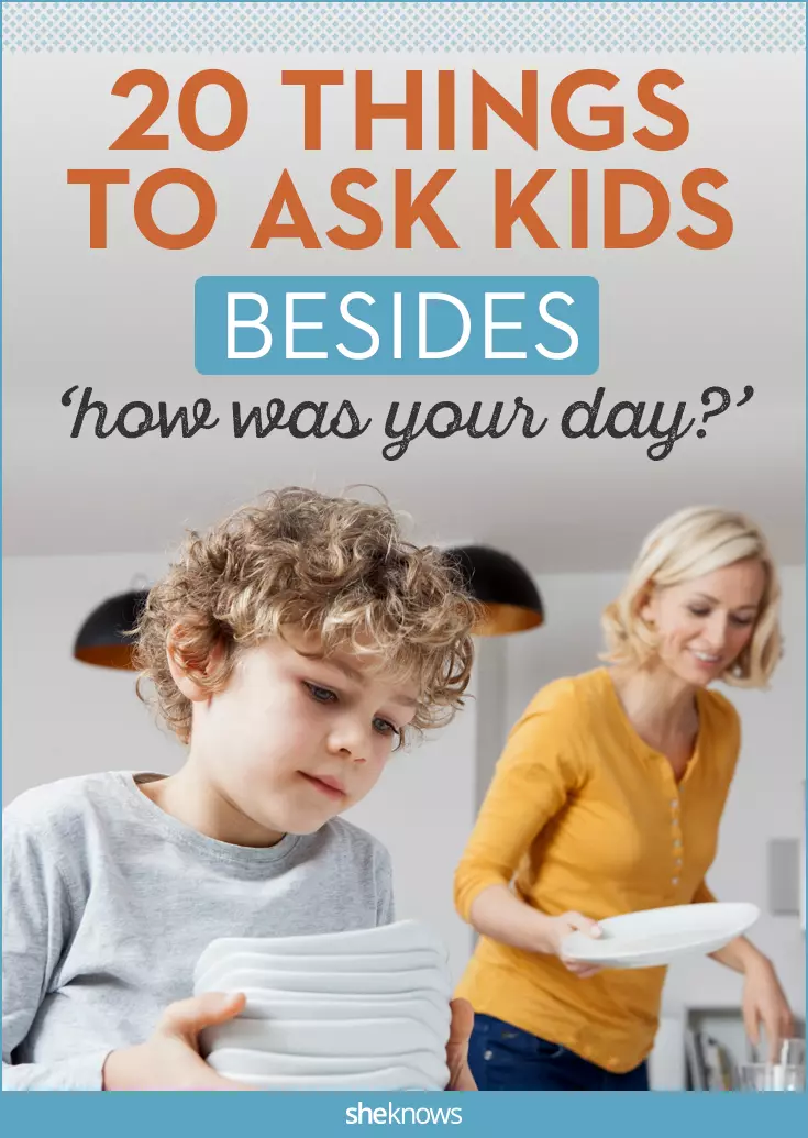 Ting at spørge børn udover hvordan var din dag