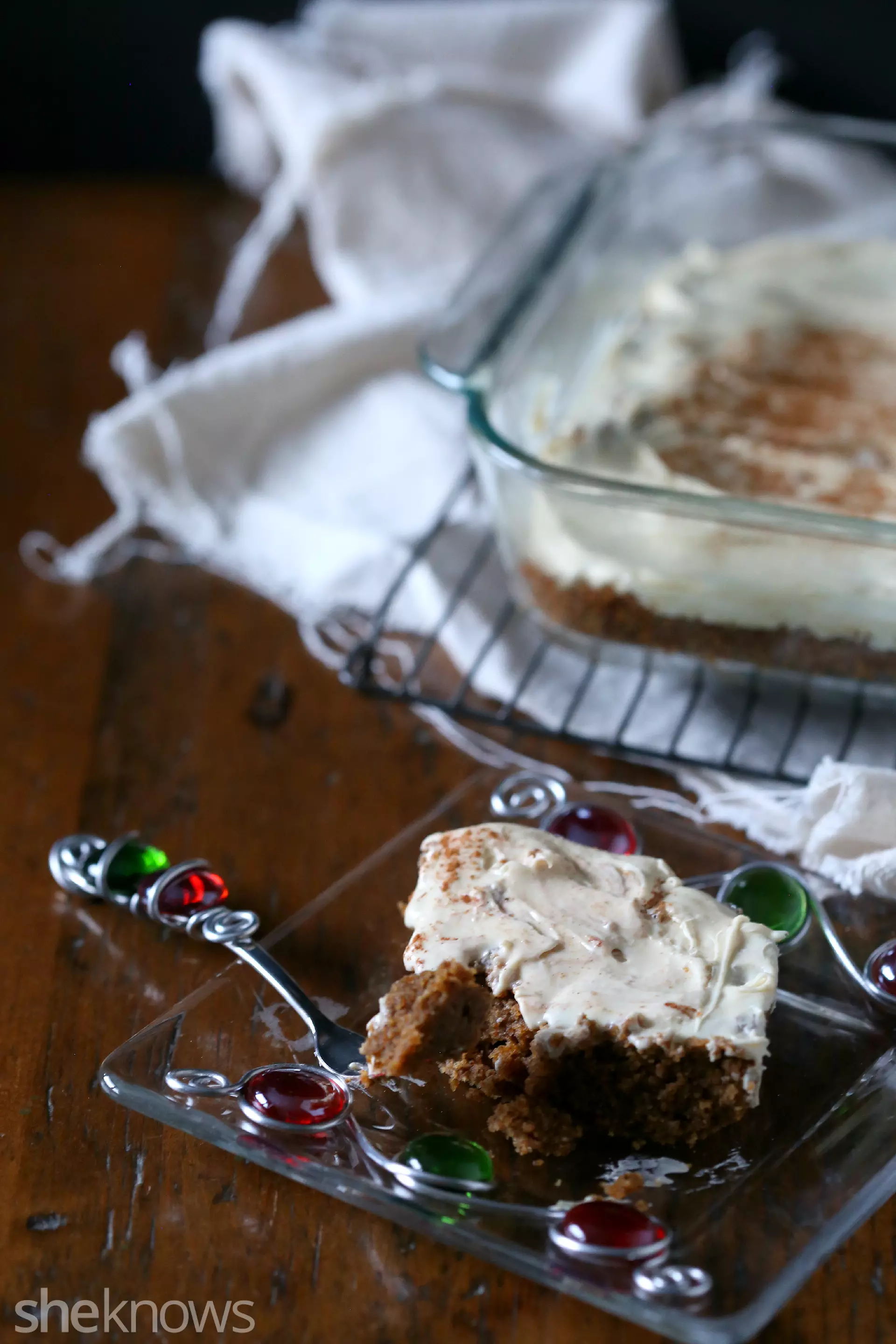 3 yngrediïnten gingerbread brownies