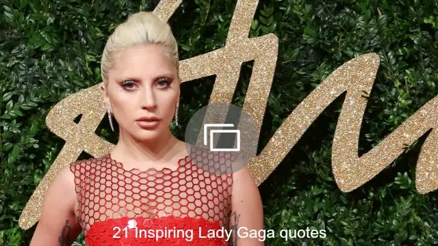 Presentación de diapositivas de citas de lady gaga