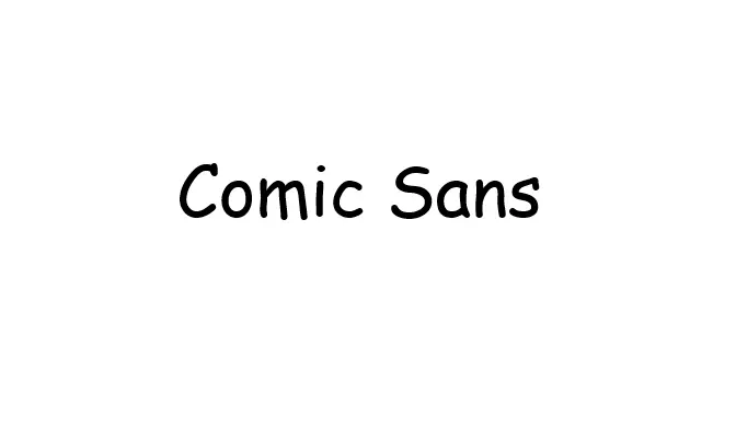 Ma Comic Sans