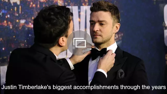 justin timberlake prestationer bildspel