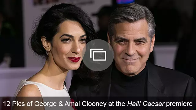 george og amal Clooney lysbildefremvisning