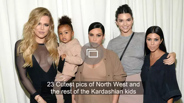 23 cele mai drăguțe poze cu North West și restul copiilor Kardashian