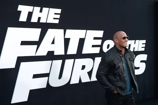 Dwayne Johnson Fate Furious première