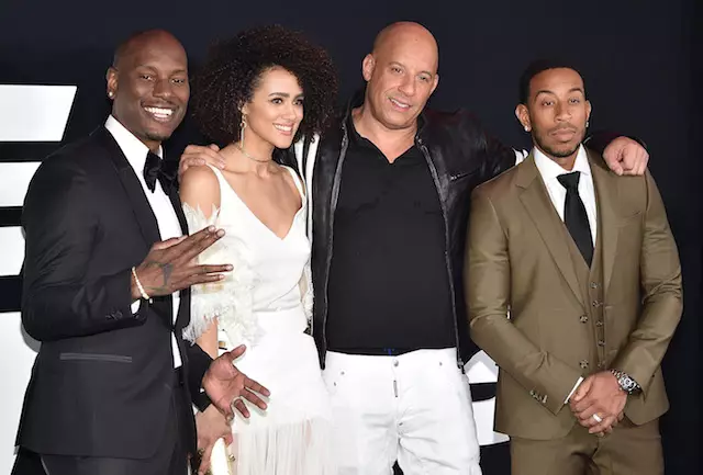 Vin Diesel Fate Furious première