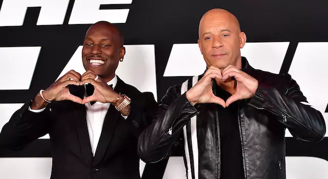 Vin Diesel Tyrese Fate Furious Premiere