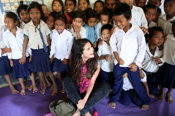 Selena Gomez Nepal UNICEF