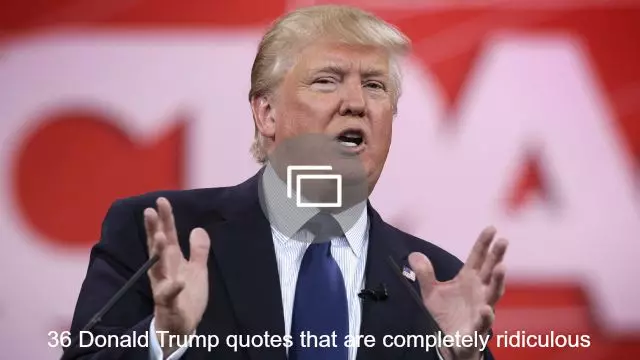 si donald trump ay sumipi ng slideshow