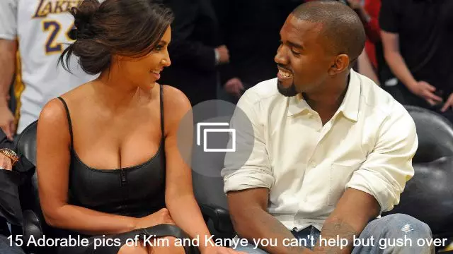 presentazione di Kim e Kanye