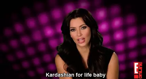 Ömür boyu Kardashian bebeğim