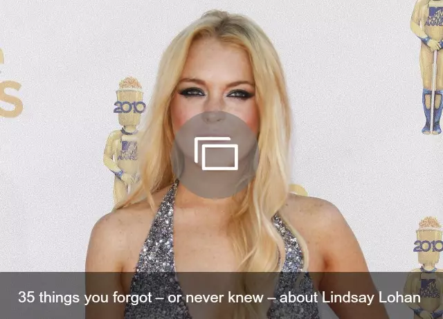 Παρουσίαση παρουσίασης Lindsay Lohan