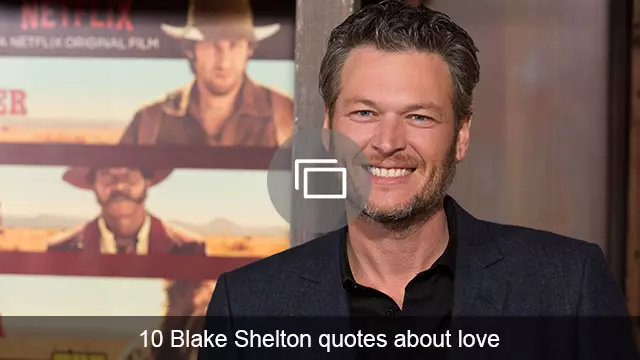 Blake Shelton ástartilvitnanir myndasýning