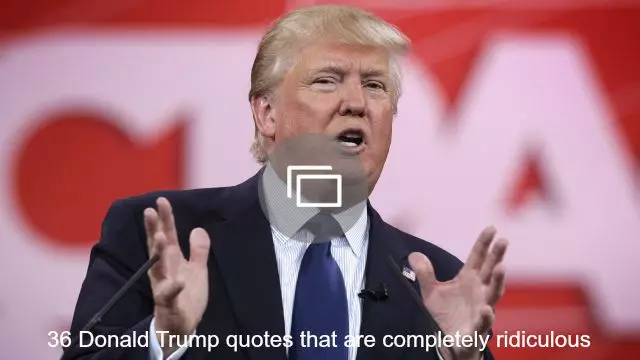 Donald Trump sitater lysbildefremvisning