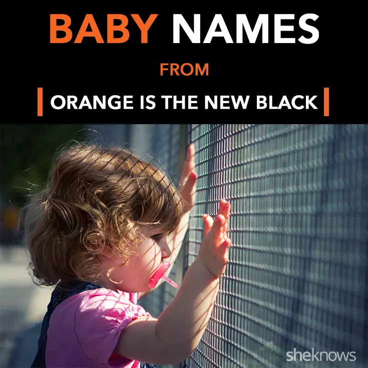 Orange est le nouveau nom de bébé noir