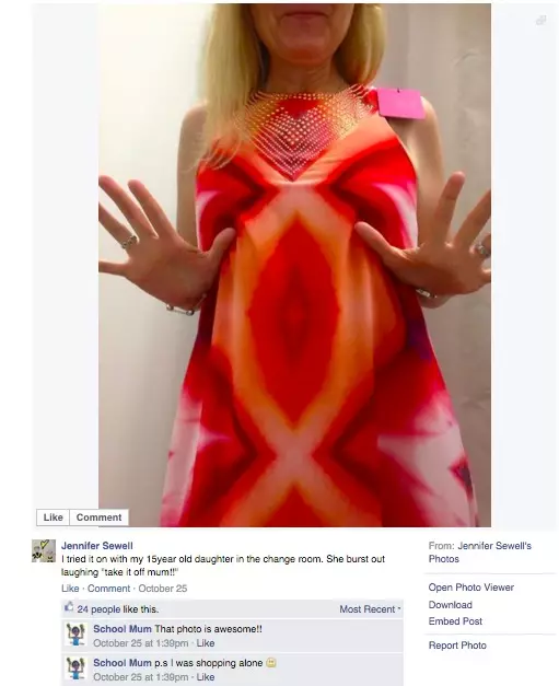 Kommentare zu Vagina-Kleidern gehen viral