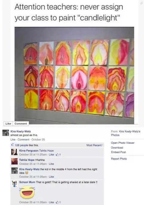 Postimi në Facebook për Vagina Dress bëhet viral