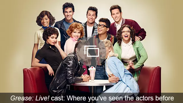 grease live cast slideshow