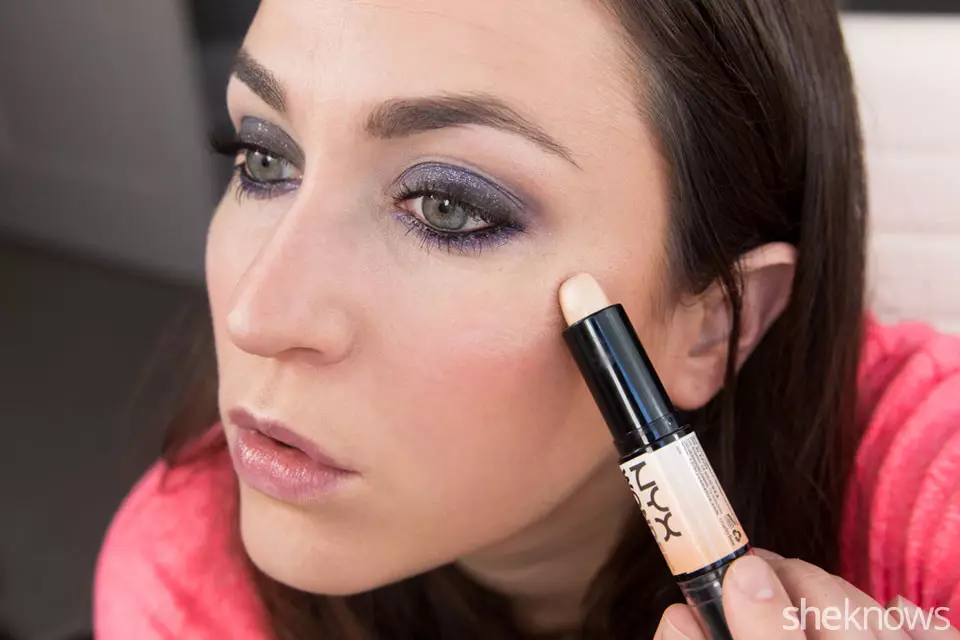 nejrychlejší glam party make-up tutoriál: Krok 10