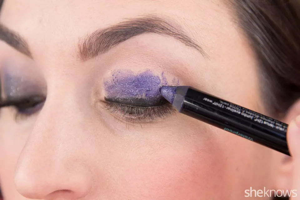nejrychlejší glam party make-up tutoriál: Krok 2