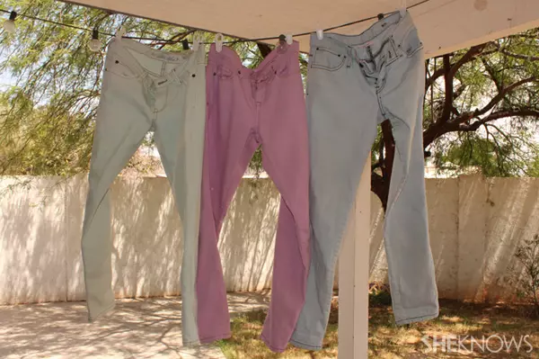 DIY boyalı jeans