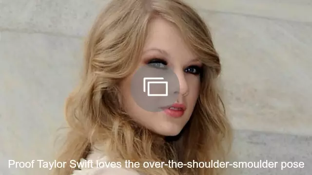 Taylor Swift cez rameno slideshow