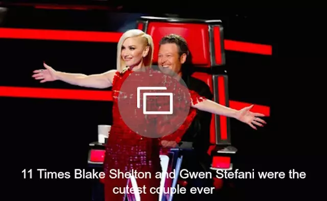 Gwen Stefani, ការបញ្ចាំងស្លាយ Blake Shelton