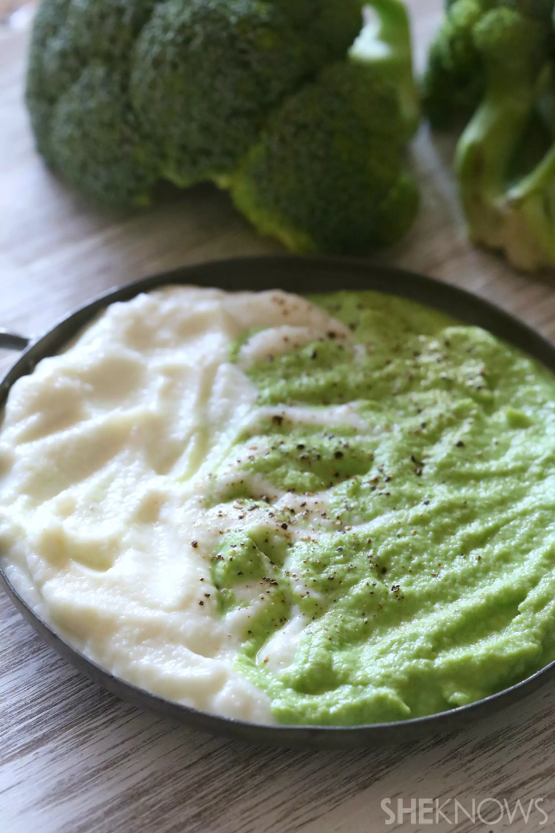 cauliflower broccoli mash