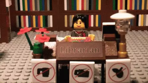 lego bibliotekar