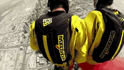 skydiving gif