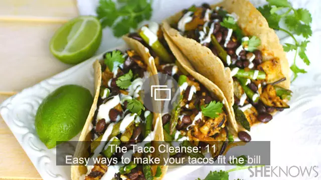 The Taco Cleanse: 11 xeitos sinxelos de facer que os teus tacos se adapten á factura