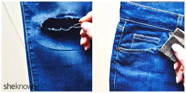 Come sfilacciare i jeans: sfilacciamento e angoscia