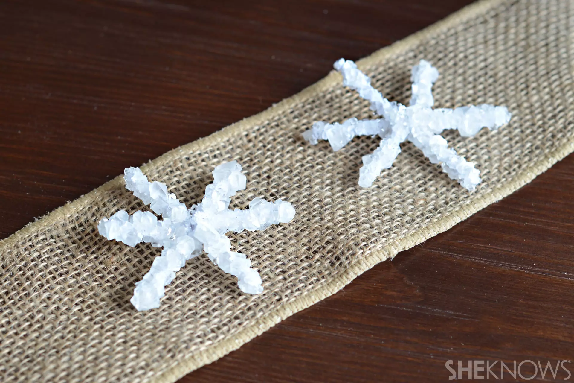 Borax gara snowflakes