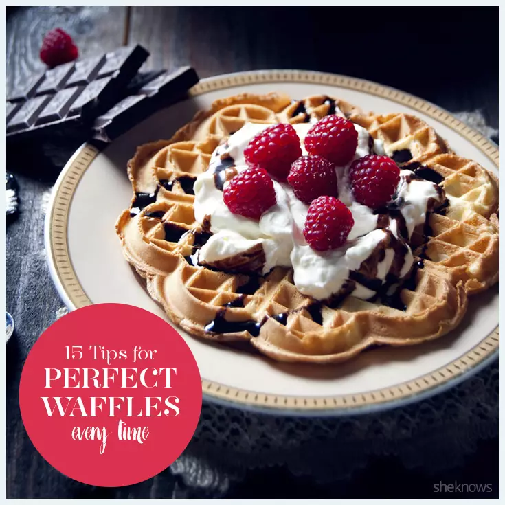 15 Tips għal waffles perfetti li jġiegħlek naħlef mill-korsija tal-friża