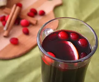 Cranberry ginger mulled nga bino