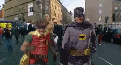 Batman at Robin GIF