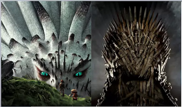 Hogyan neveld a sárkányodat 2 vs. Game of Thrones