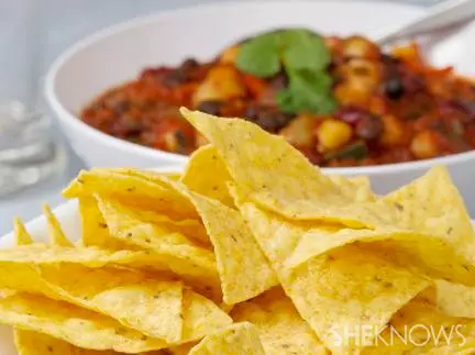 Mexican inspired vegetarian chili