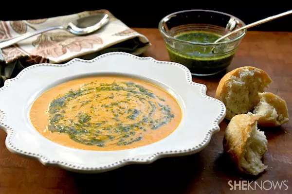 गाजर - अदरक सूप