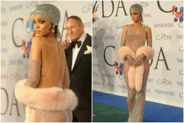 El vestit transparent de Rihanna