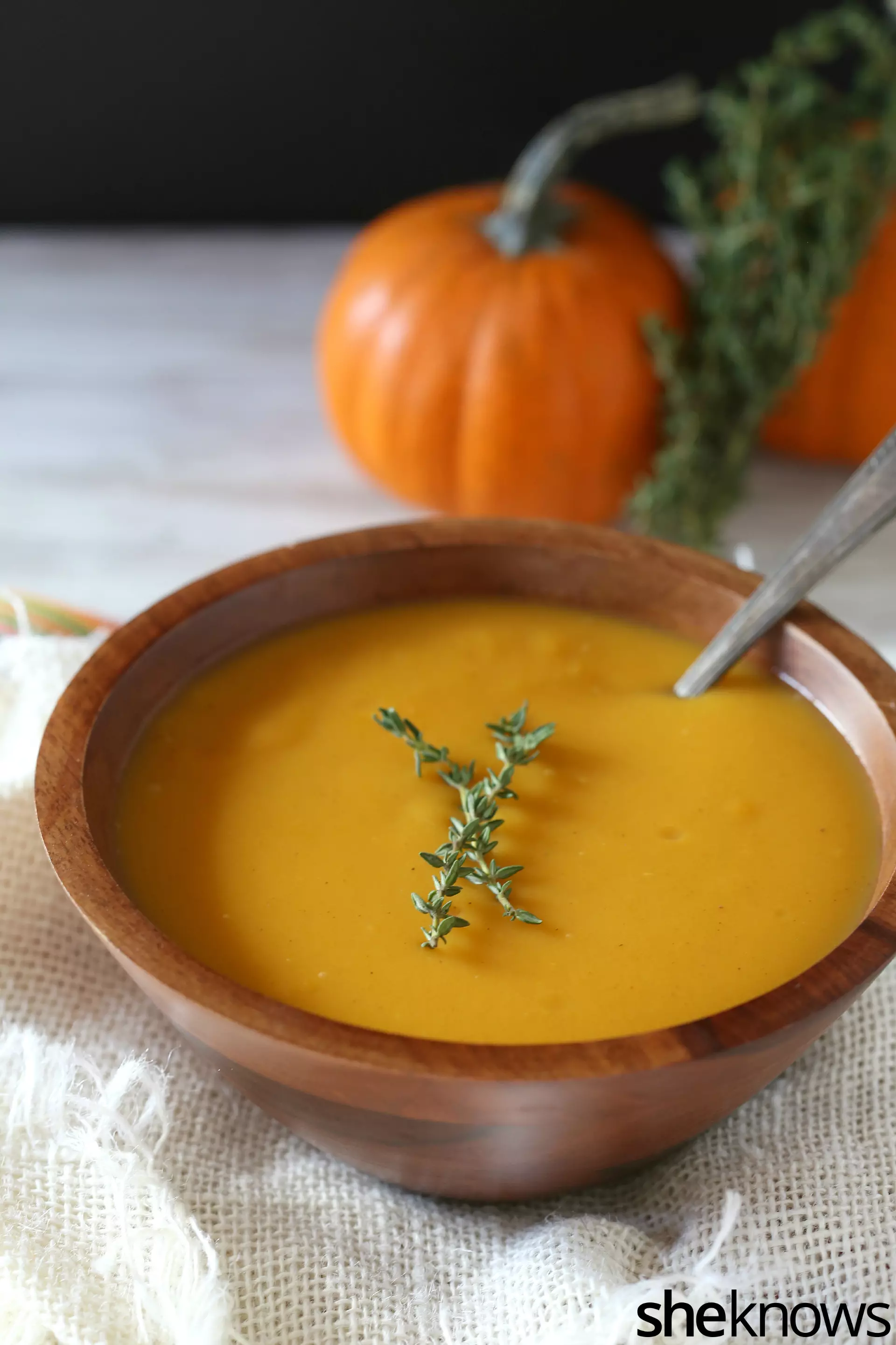 Vegan pane soup kalbas butternut