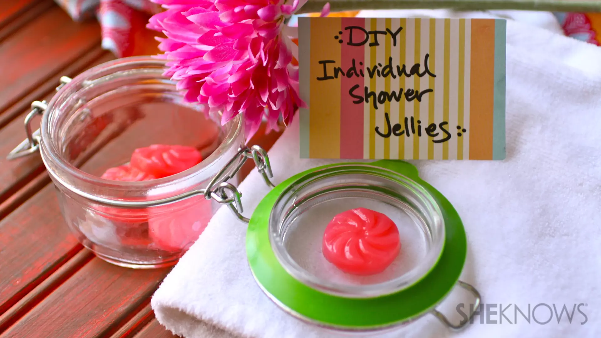 DIY Gelées de douche individuelles