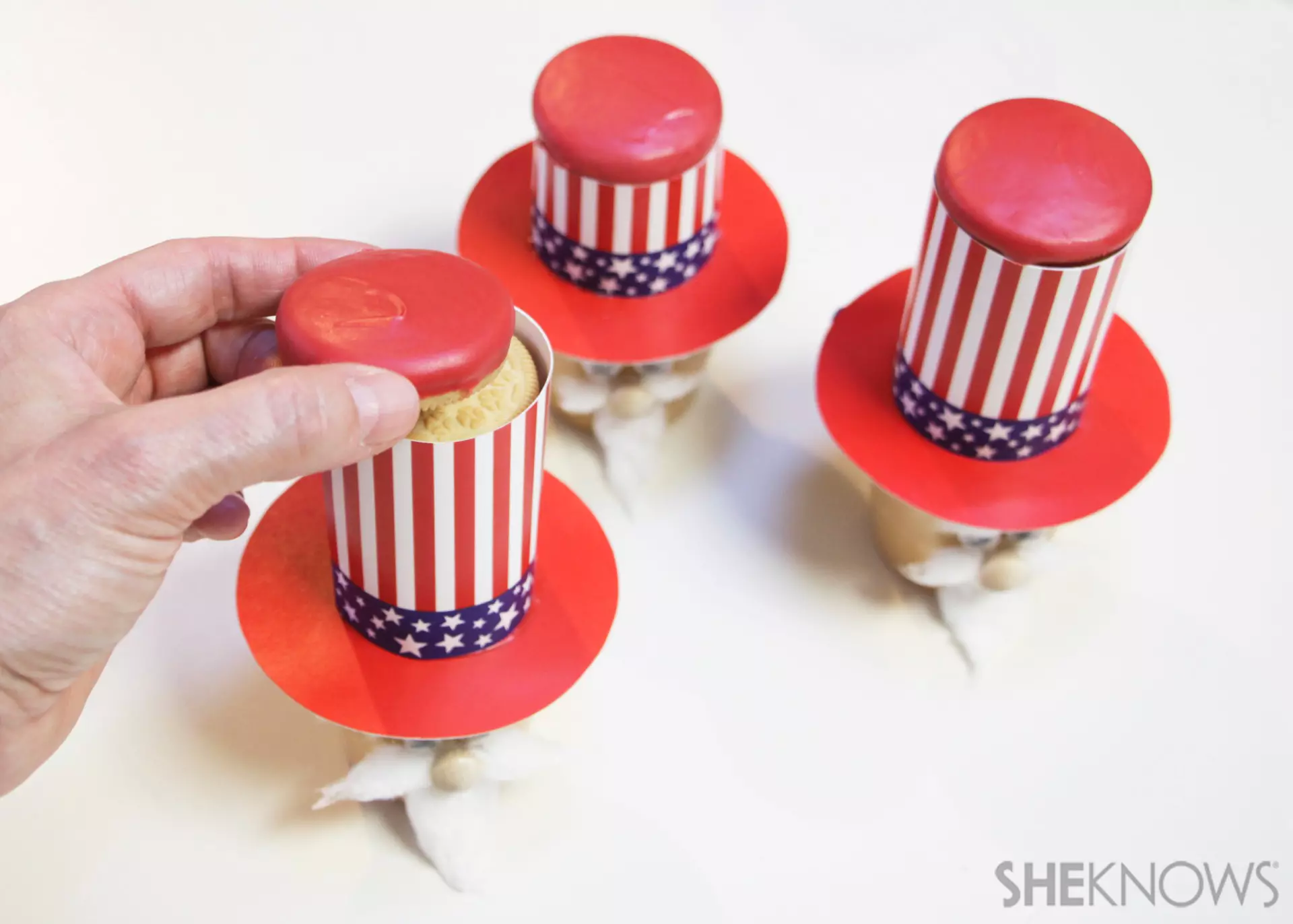 Yankee Doodle dessert cups