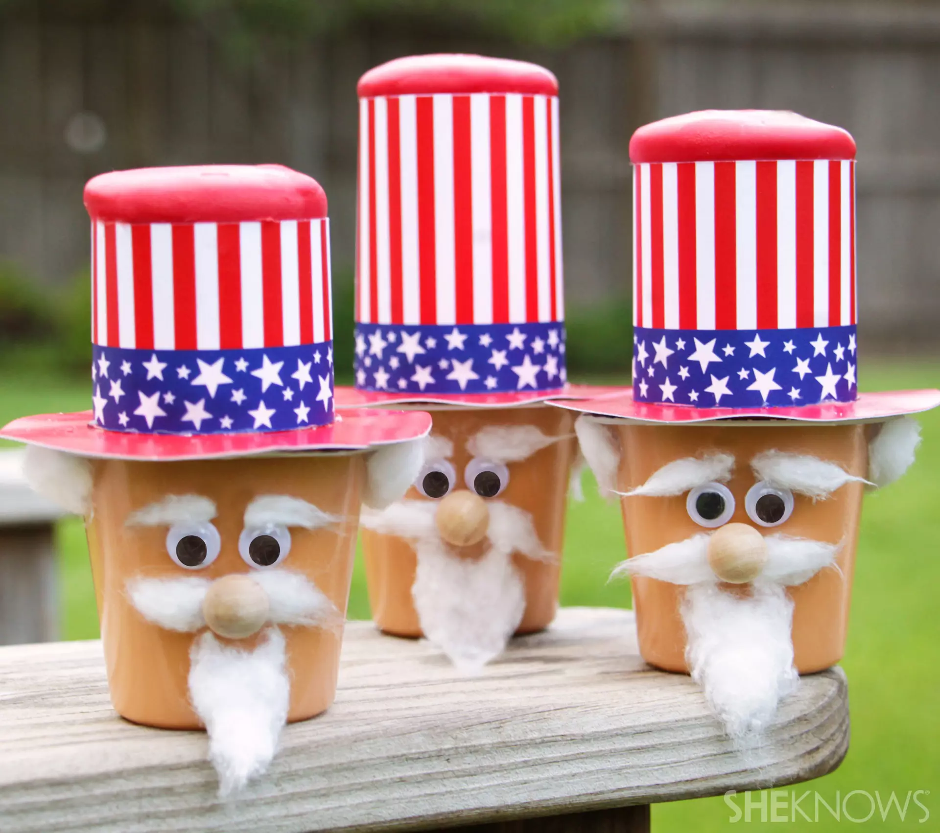 Yankee Doodle dessert cups