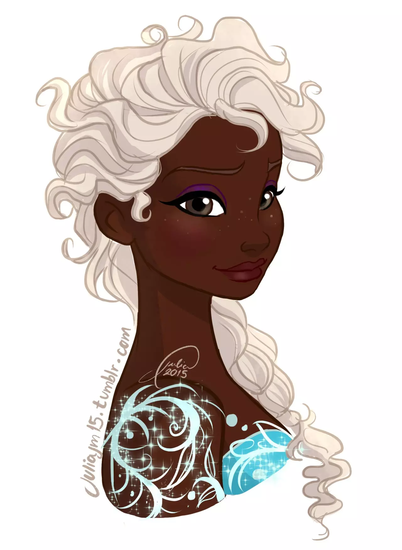 Elsa negra de Frozen