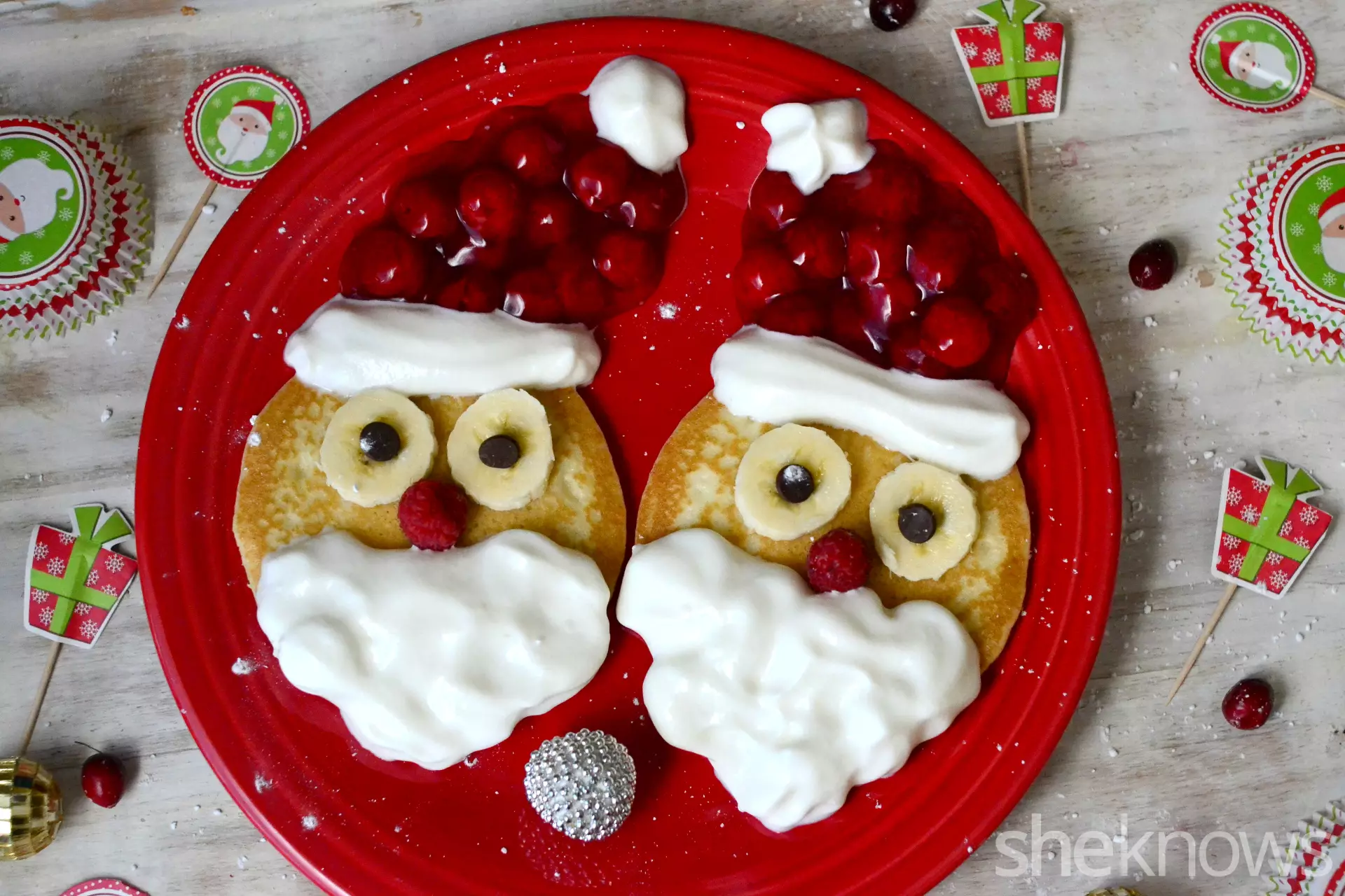 Estos panqueques, galletas saladas y fresas de Papá Noel son diversión festiva para niños 324599_1