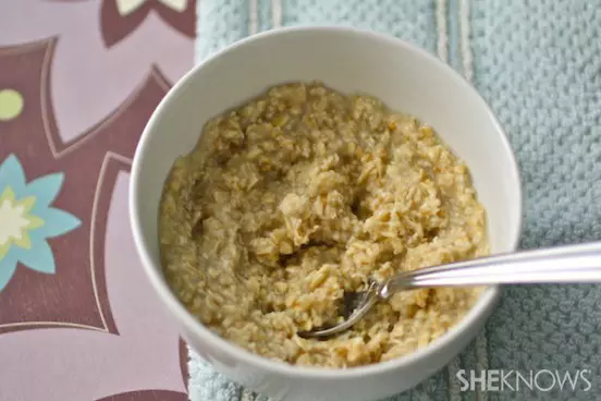 Pasta de avena calmante casera