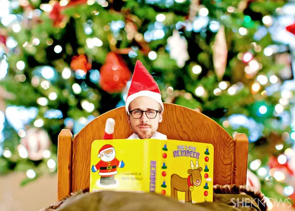 Ryan Gosling Elf on the Shelf mēma