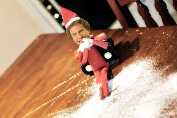 Will Ferrell Elf on Shelf mem