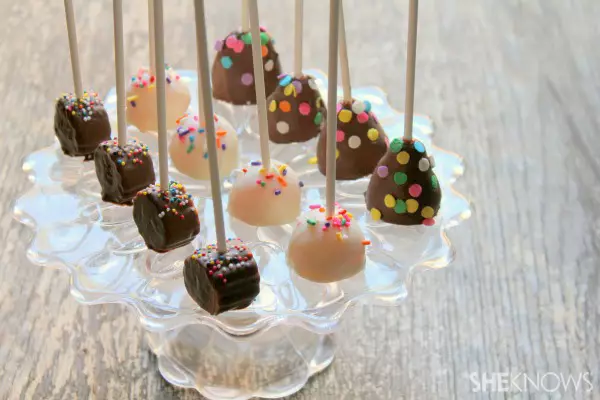 Chocolate tinye mkpụrụ osisi pop!