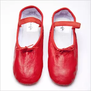 Red ballet flats